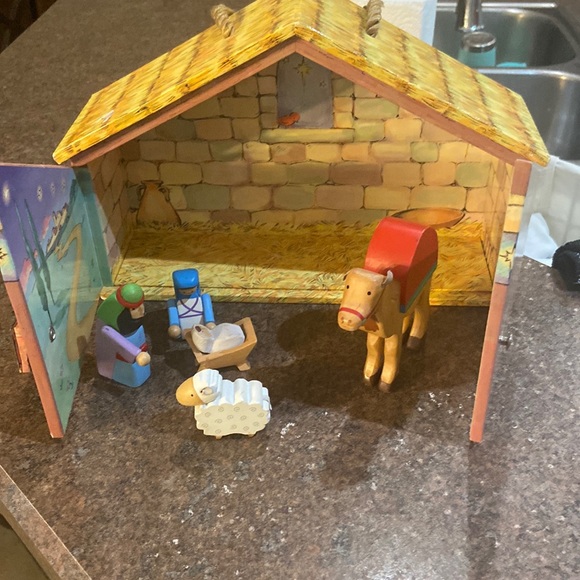 Hallmark | Toys | Rare Htf Hallmark 205 My Very Own Nativity Play Set ...